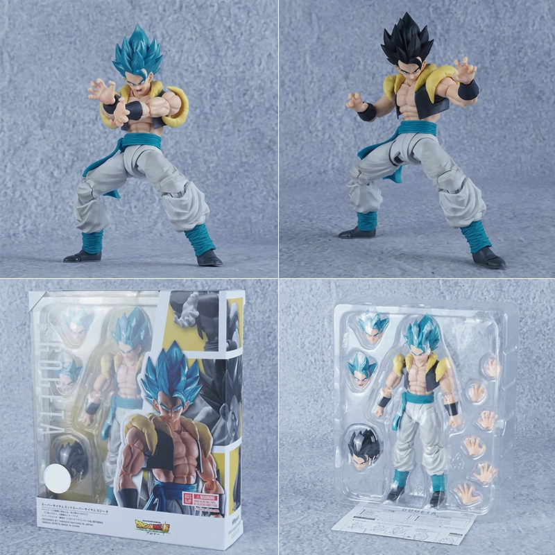 Dragon-Ball-Z-Shf-SH-Figuarts-Gogeta-Action-Figure-Black-Blue-Hair-PVC ...