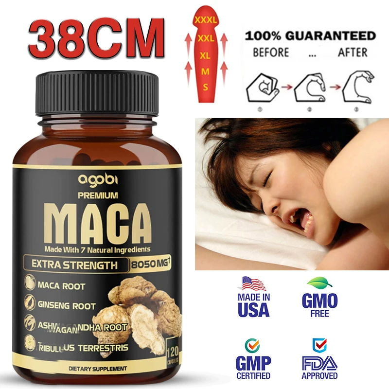 Premium Maca Root Capsules 8050mg Natural Energy, Performance & Mood ...