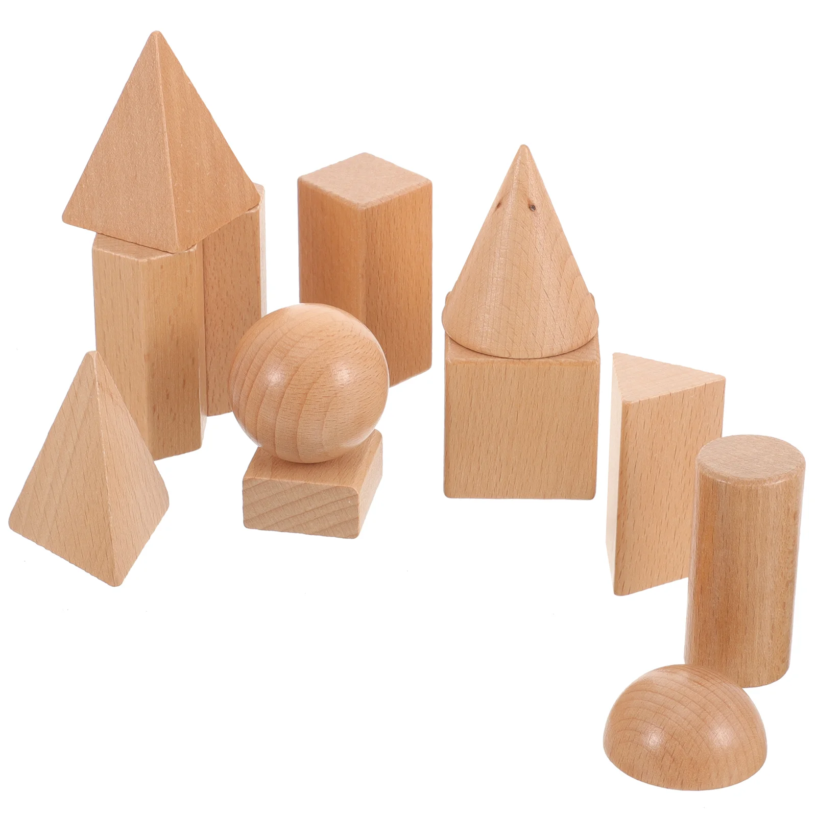 Jojofuny-Toys-1-Sets-3D-Shapes-Geometric-Solids-Wooden-Geometric-Shapes ...