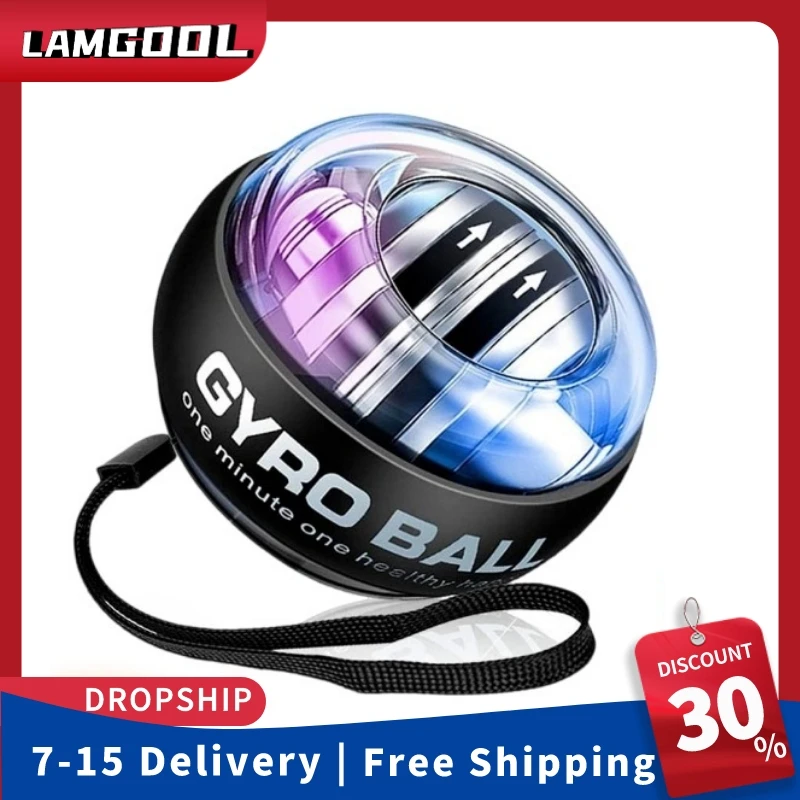 Brand Original Self-starting Gyroscope Powerball Gyro Power Hand Ball ...