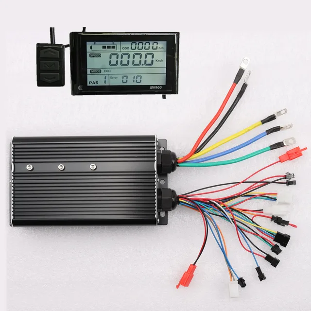 72V 80A 100A 60V45A Controller colorfull display UKC1 LCD SW900 display ...