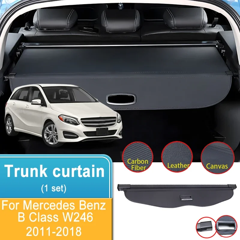 For Mercedes Benz B Class W246 B180 B200 2011-2018 Trunk Cargo Curtain ...