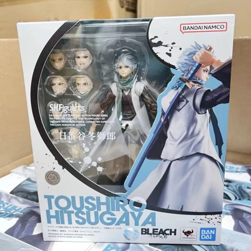 New Original Bandai Anime Action Figure BLEACH SHFiguarts Toshiro ...