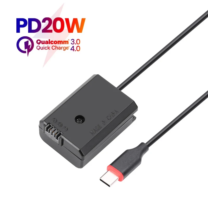 Np-fw50 Dummy Battery Dc Power Ac Adapter Ac-pw20 For Sony Alpha A6400 ...