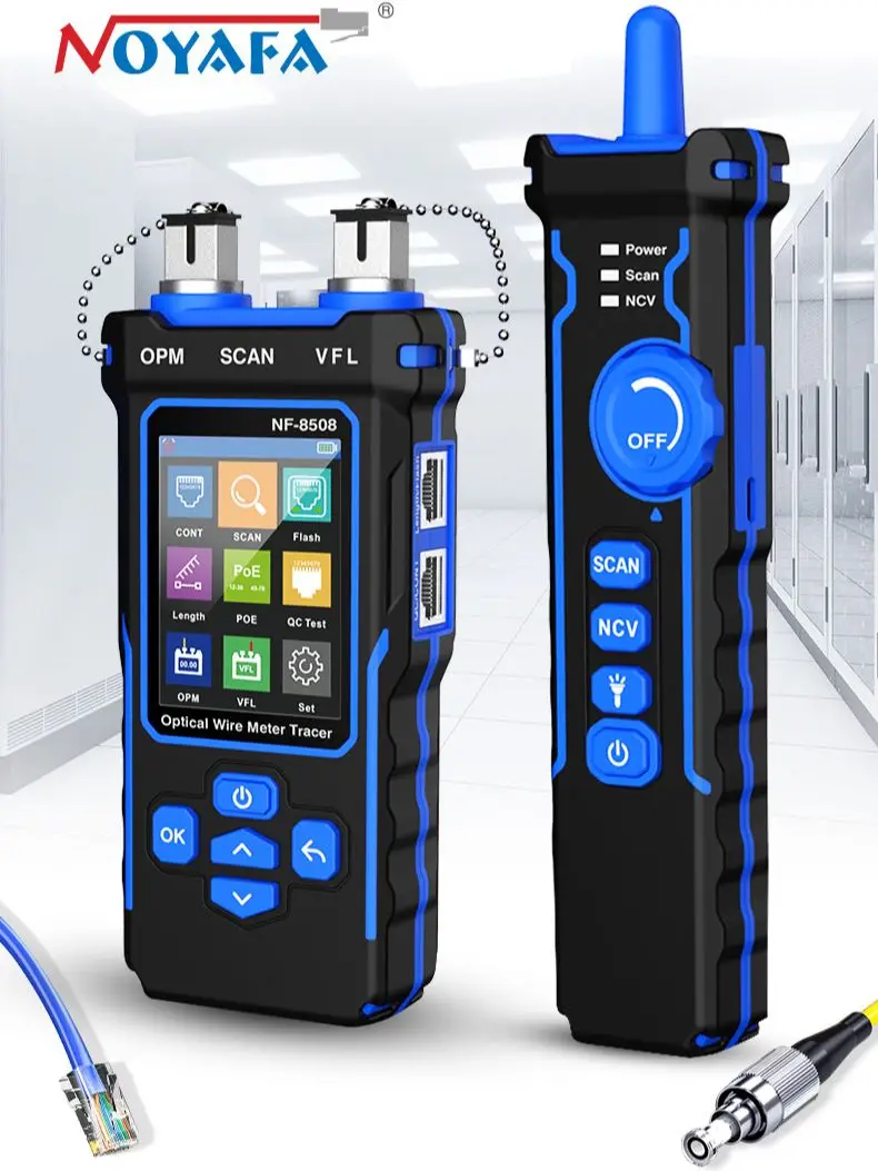 NOYAFA NF8508 Optical Wire Meter Tracer NF-8508 Network Cable Tester ...