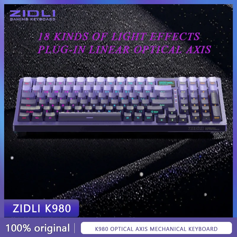 Zidli-K980-Wired-Game-Mechanical-Keyboard-Multimedia-Linear-Axis-Fps-Game-Waterproof-Keyboard ...