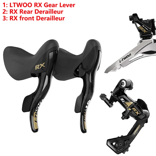 LTWOO 2X12 Speed Road Bike Groupset RX Carbon Fiber Shifter Rear ...