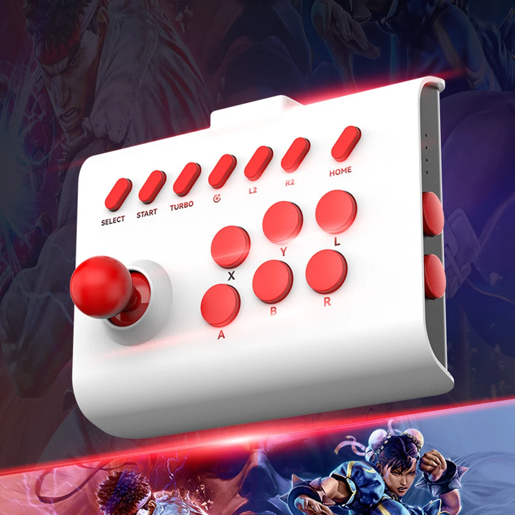 Potable Joystick 3 Connection Modes Arcade Stick Controller Sensitive ...