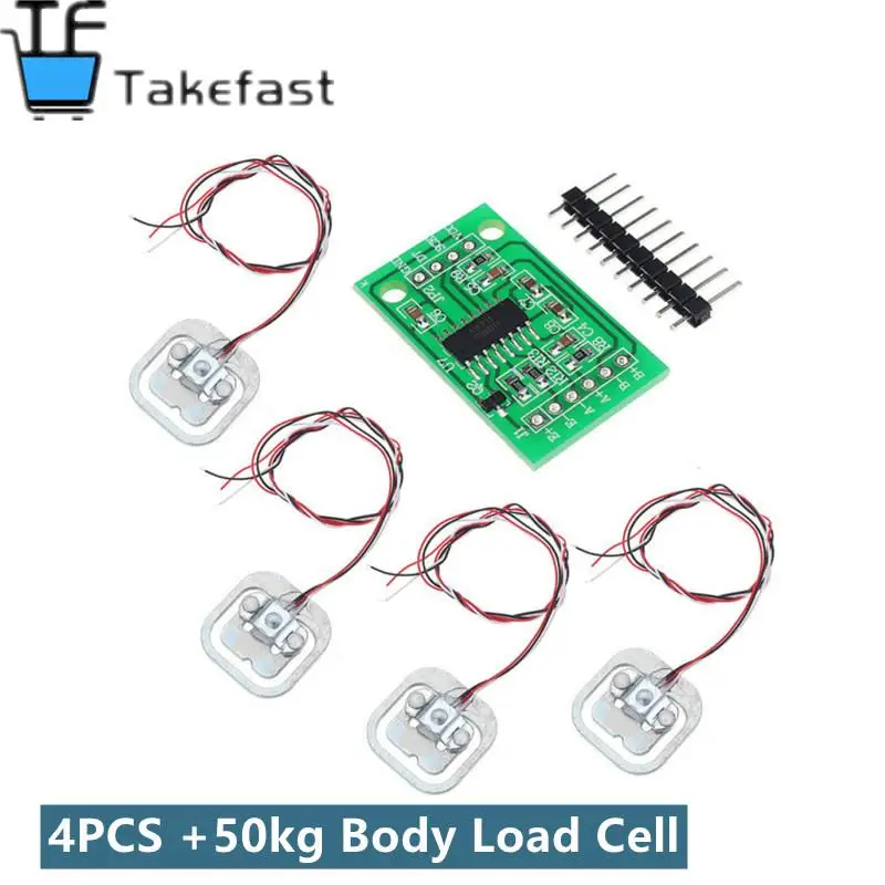 4PCS-Human-Scale-Load-Cell-Weight-Sensors-HX711-AD-Module-Weight-Sensor ...