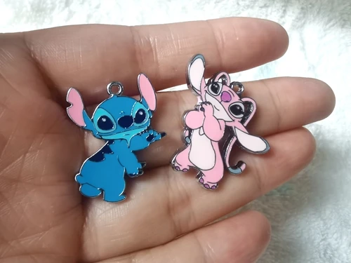 Lote-de-dijes-de-stitch-de-dibujos-animados-fabricaci-n-de-joyas-DIY ...