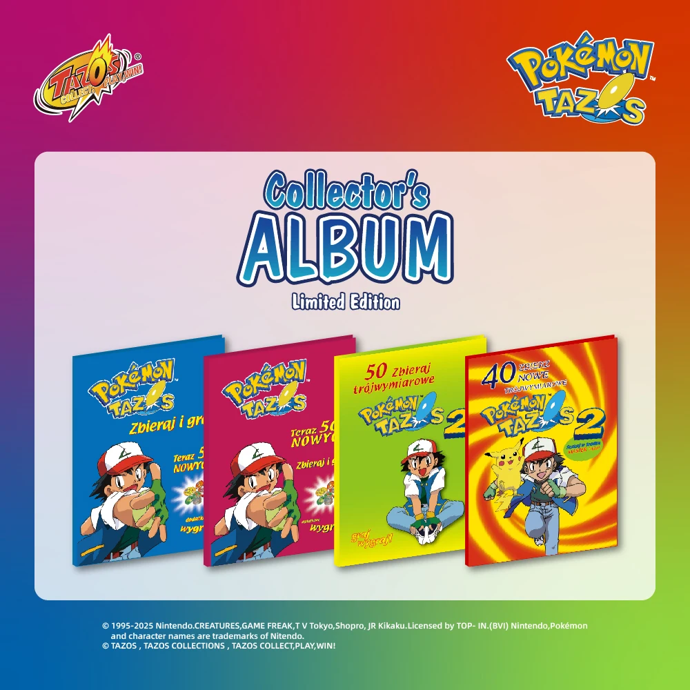 TAZOS Collections Pokemon Album Set 1 2 3 &4 Full/Complete 51/50/50 ...