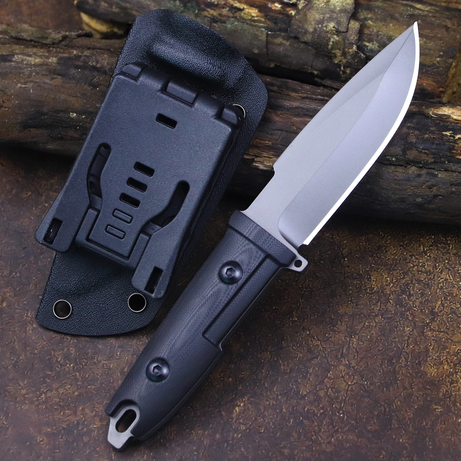 WPKOPYA-U-S-A-Outdoor-Jungle-Tactics-Straight-Knife-Sharp-Camping-knife ...