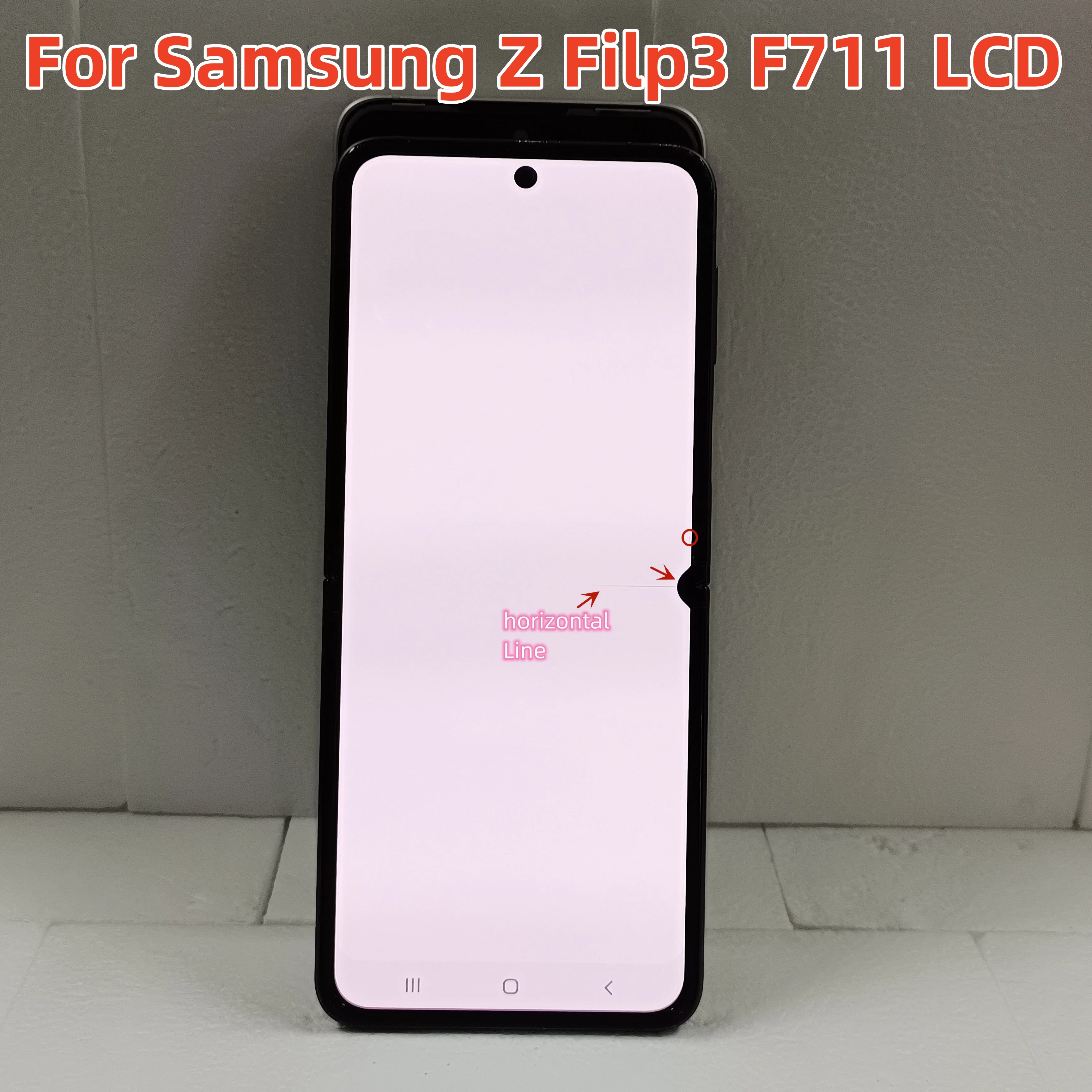 100-Tested-AMOLED-Screen-For-Samsung-Z-Flip3-Display-LCD-F711-SM-F711U ...