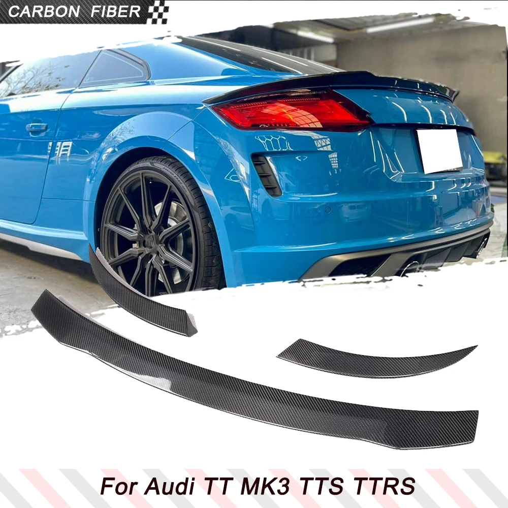 Carbon Fiber Car Rear Trunk Racing Spoiler Boot Wing Lip for Audi TT ...