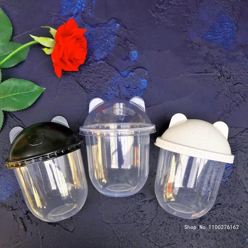 50pcs-360ml-Creative-U-Shape-Cute-Beverage-Cups-Party-Birthday-Favor ...