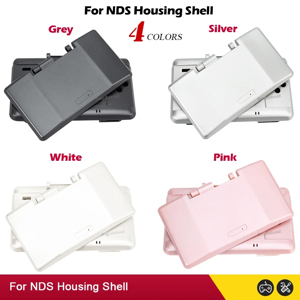 NEW-Pink-Black-Grey-Silver-For-NDS-Full-Housing-Shell-Cover-Case-for ...