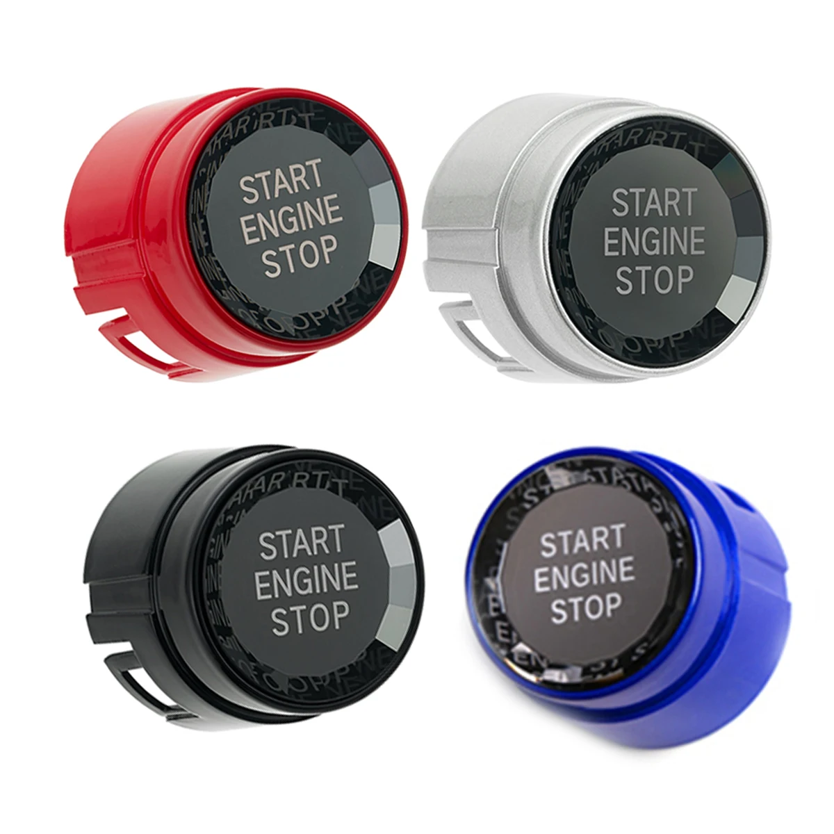 Car-Crystal-Start-Stop-Engine-Switch-Button-Cover-Trim-Interior-Replace ...