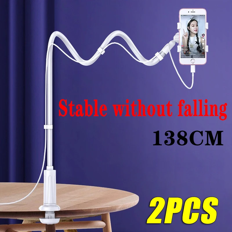 138cm-Cell-Phone-Holder-with-Handle-Desktop-Holder-Bedside-Extension ...