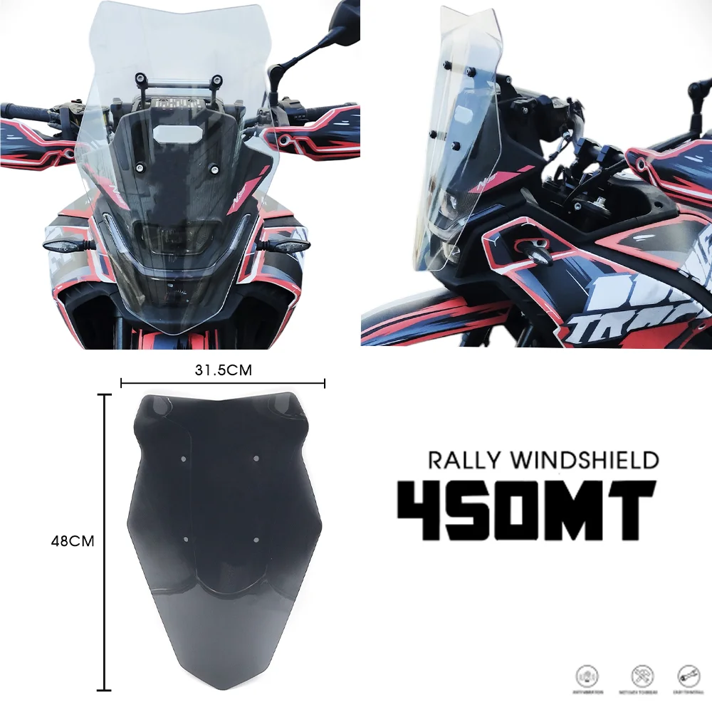For CFMOTO 450MT MT450 450 MT IBEX450 Windscreens Wind Deflectors ...