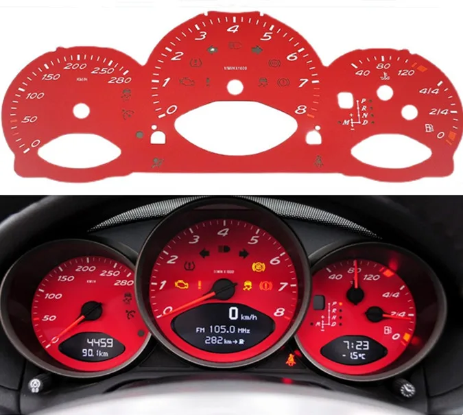 Speedo DIALS GAUGE FACES For Porsche Boxster Cayman For Porsche 987 ...