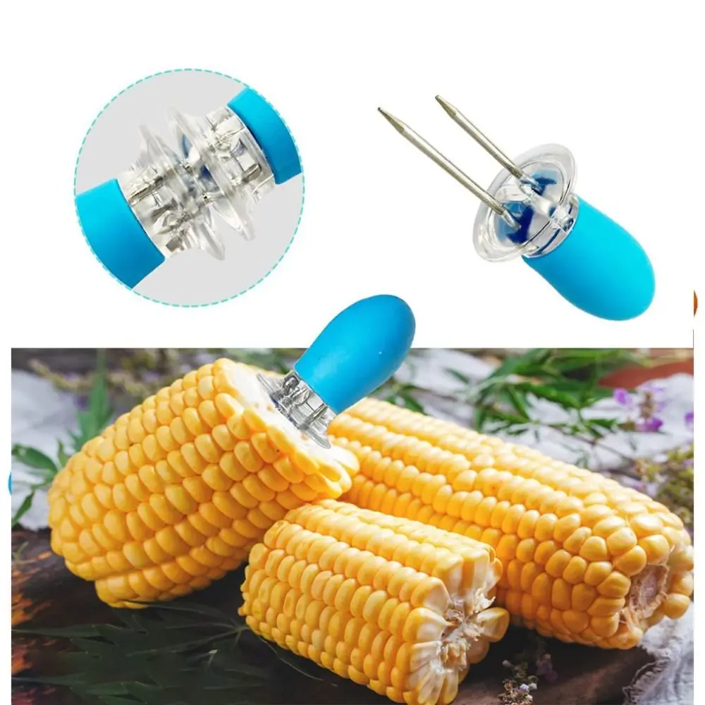 3pair-Gadget-Hot-Dog-Dessert-Cake-Fork-Stainless-Steel-BBQ-Prongs ...