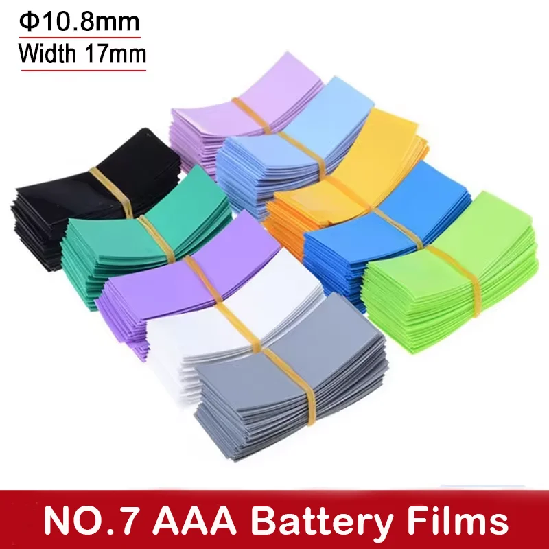 50-500pcs-PVC-Heat-Shrink-Tube-AAA-Lipo-Battery-Width-17mm-Length-46mm ...