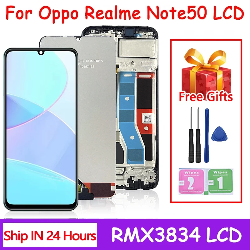 6.74"AAA Quality For Oppo Realme Note 50 LCD Display Touch Screen ...