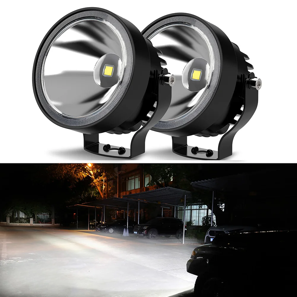 Naoevo 2pcs 4 Inch Led Work Light Spotlight 4x4 Offroad 60w 14000lm ...