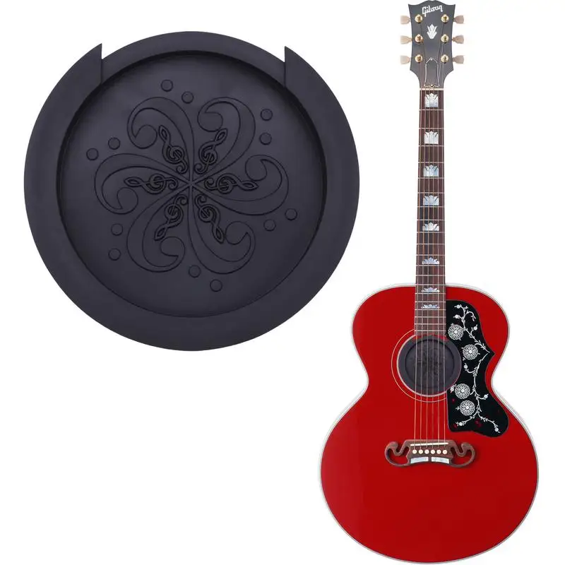 Guitar-Soundhole-Cover-Feedback-Eliminator-Soft-Silicone-Guitar-Hole ...