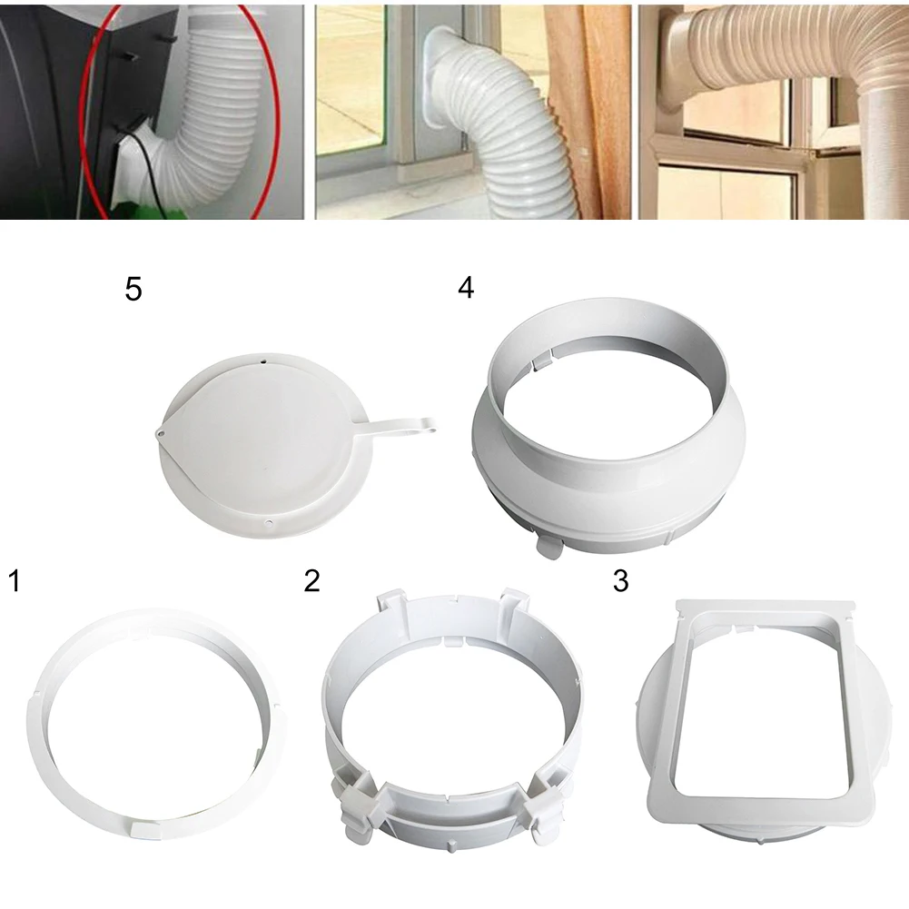 Portable Air Conditioner Casement Exhaust Duct Pipe Hose Interface ...