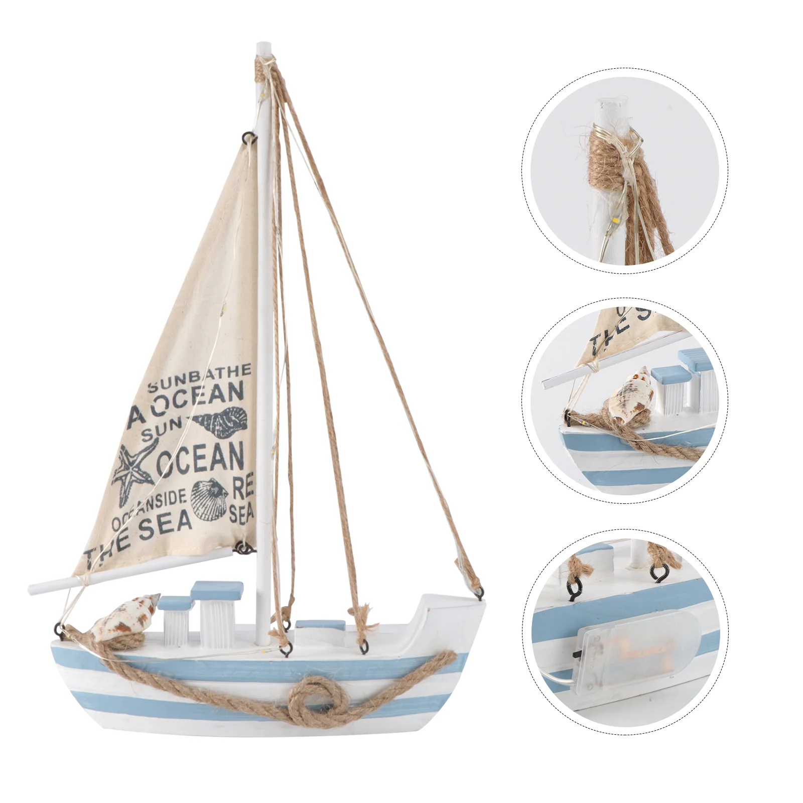 Table Top Wood Sailboats