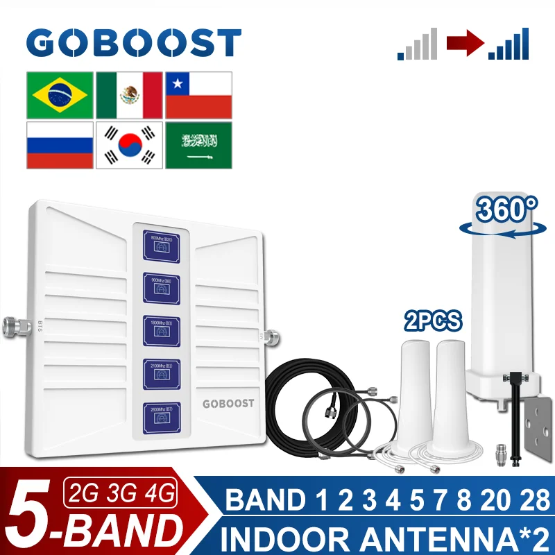 GOBOOST-5-Band-Cellular-Amplifier-2G-3G-4G-Signal-Repeater-700-800-850 ...