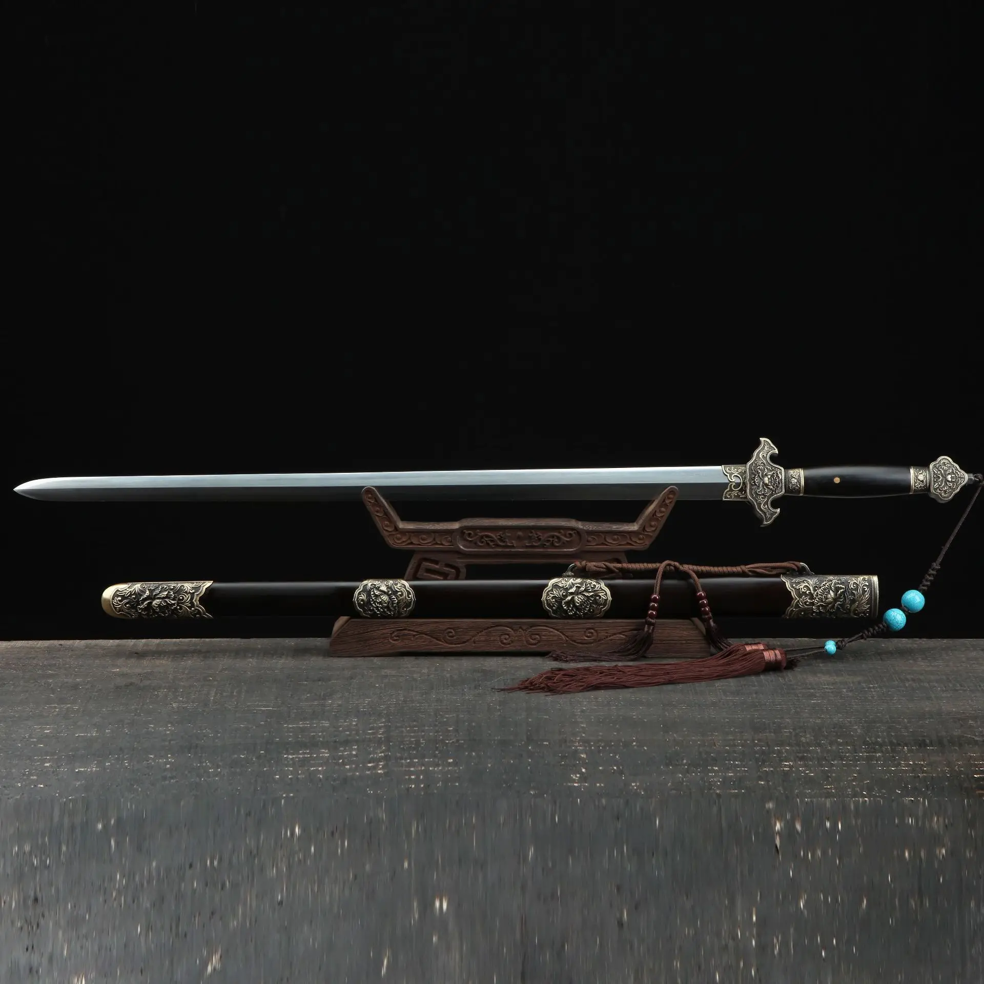 Espada-medieval-de-metal-real-patr-n-de-peon-a-acero-forjado-a-mano ...