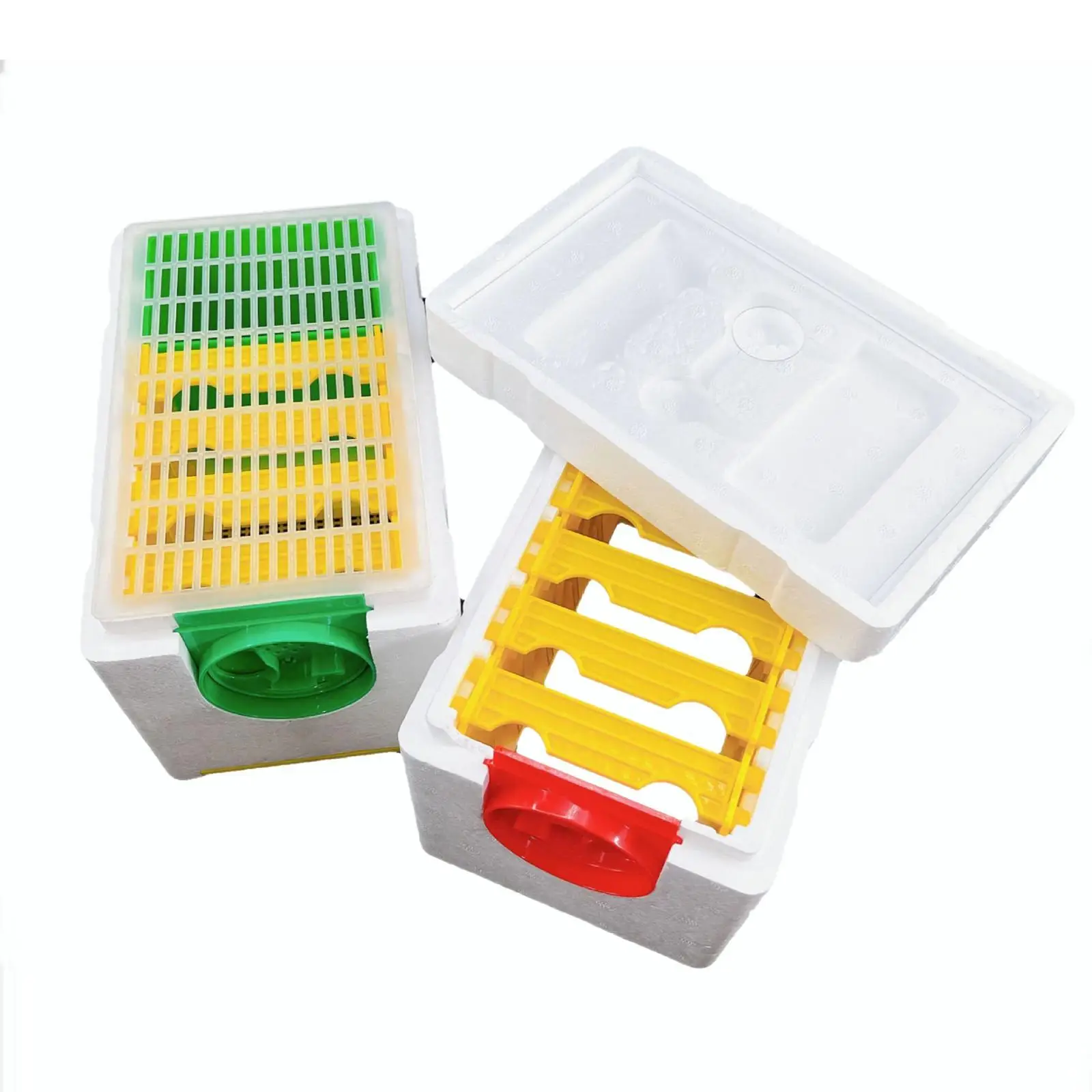 Queen Bees Rearing Box Double Layer Beekeeping 10 Frames Foam Hives Box ...