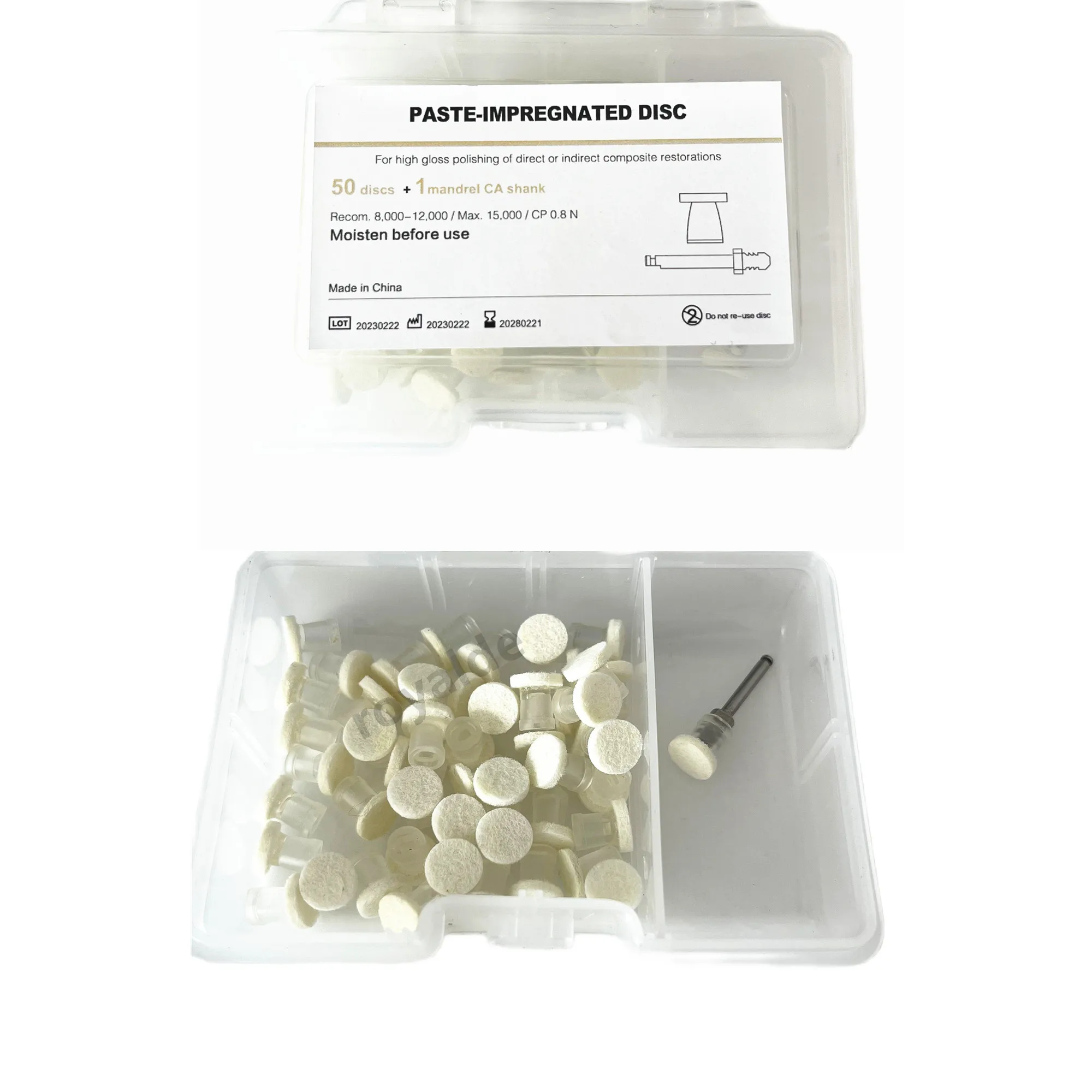 Dental Paste Impreganated Disc Faster Composite Polishing Discs Super ...