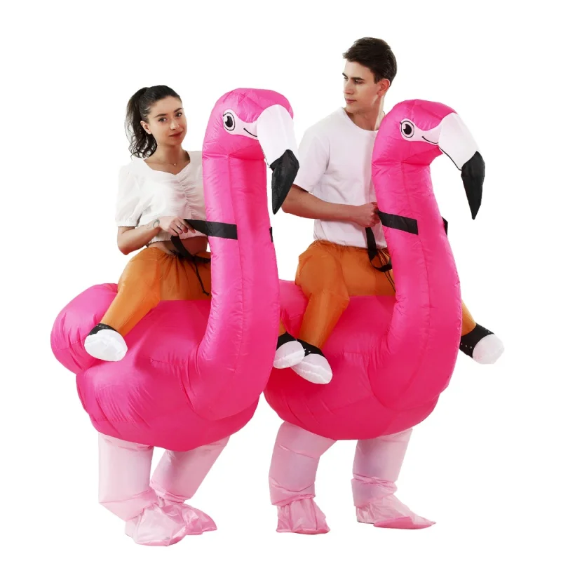 Flamingo Inflatable Costume Cartoon Anime Mascot Cosplay For Party ...