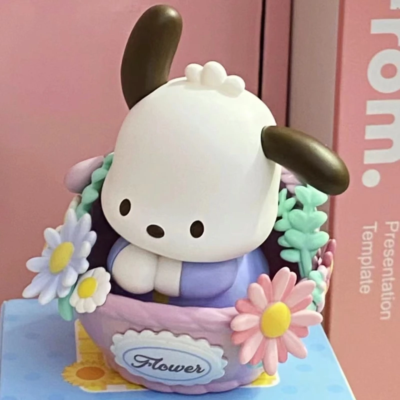 Pochacco-caja-ciega-de-la-serie-de-flores-y-ni-os-modelo-de-Anime ...