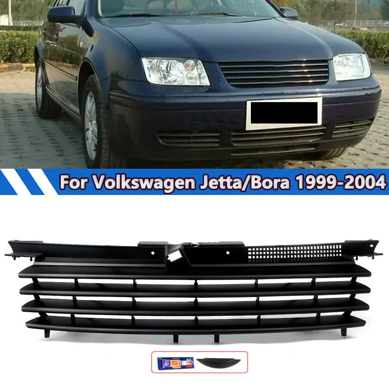 SAIQINGSP Front Badge Less Grill With Hood Notch Filler For 1999-2005 ...