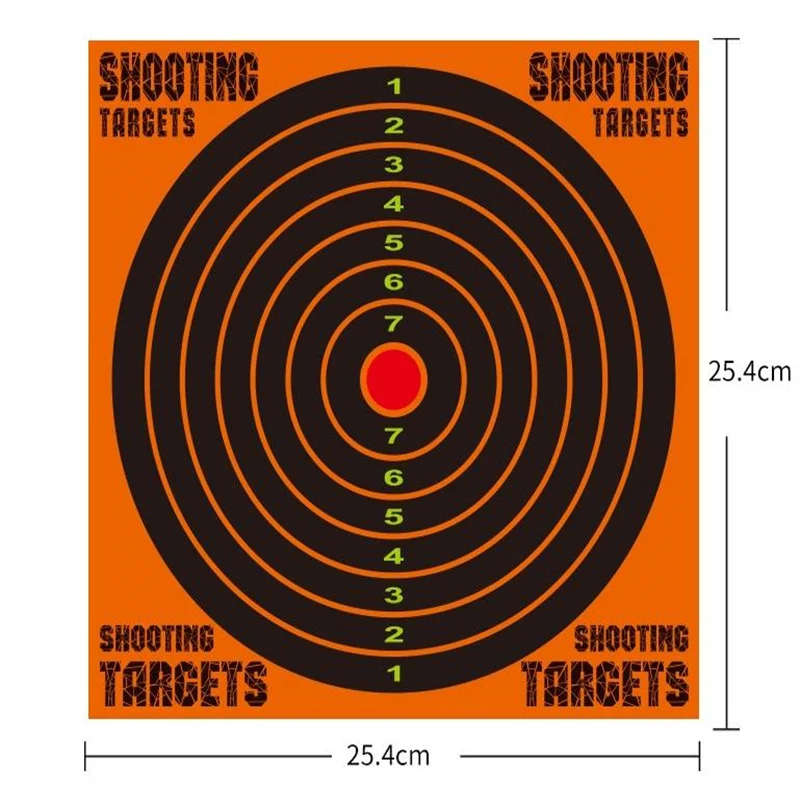 Fluorescent Splash Shooting Target Stickers (10 PCS) – CAMP TRAIL SHOP