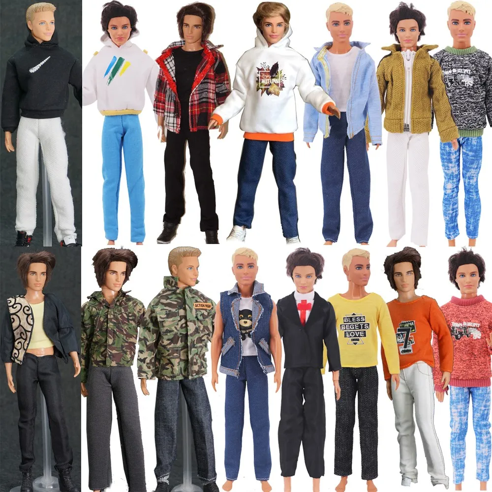 High Quality Doll Dress Clothes For barbie Ken Doll,Toys For Girls ...