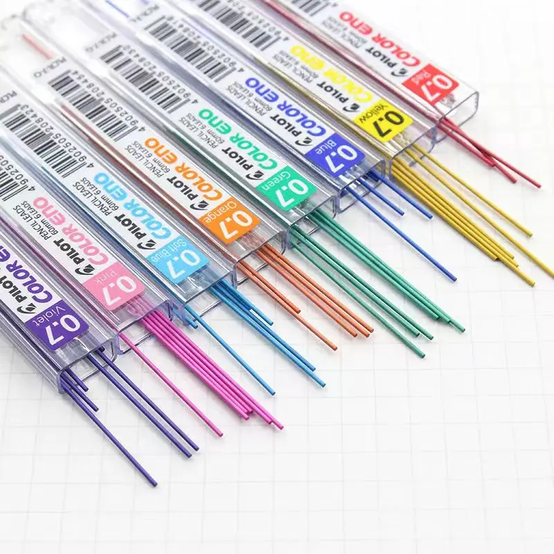 1pc Japan PILOT Color ENO 0.7 Mechanical Pencil Lead Colorful Refills ...
