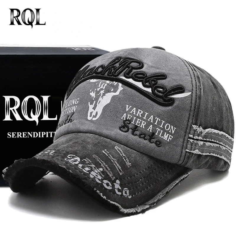 Baseball Cap for Men Embroidered Letters Men's Women's Washed Vintage ...