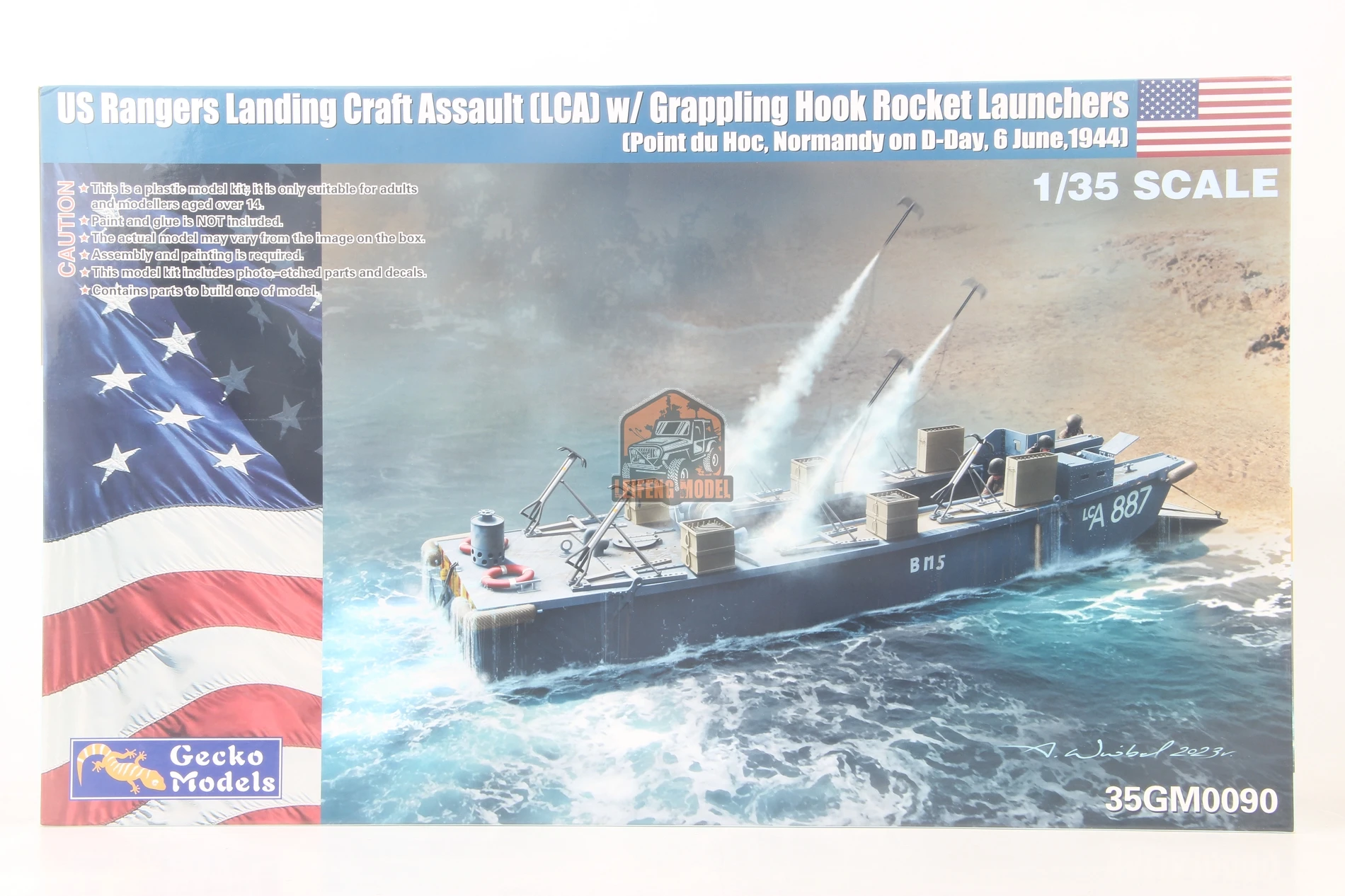 Gecko-Models-35GM0090-1-35-US-Rangers-Landing-Craft-Assault-LCA-w ...