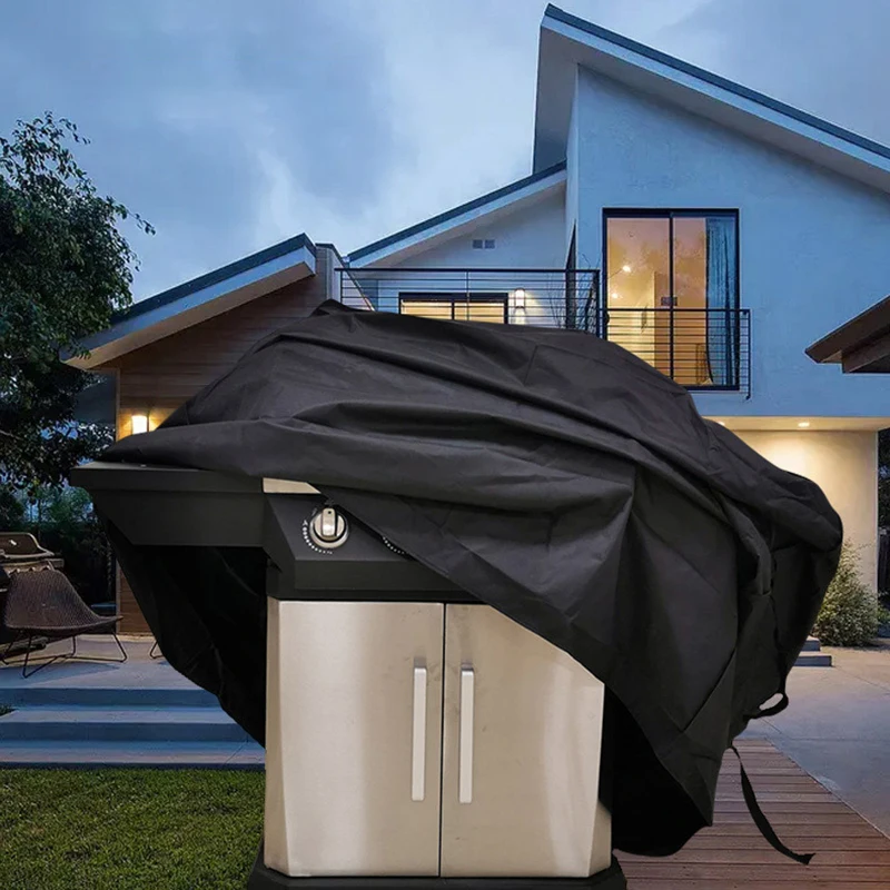 BBQ Grill Barbeque Cover Outdoor Waterproof Barbecue Cover Anti Dust ...