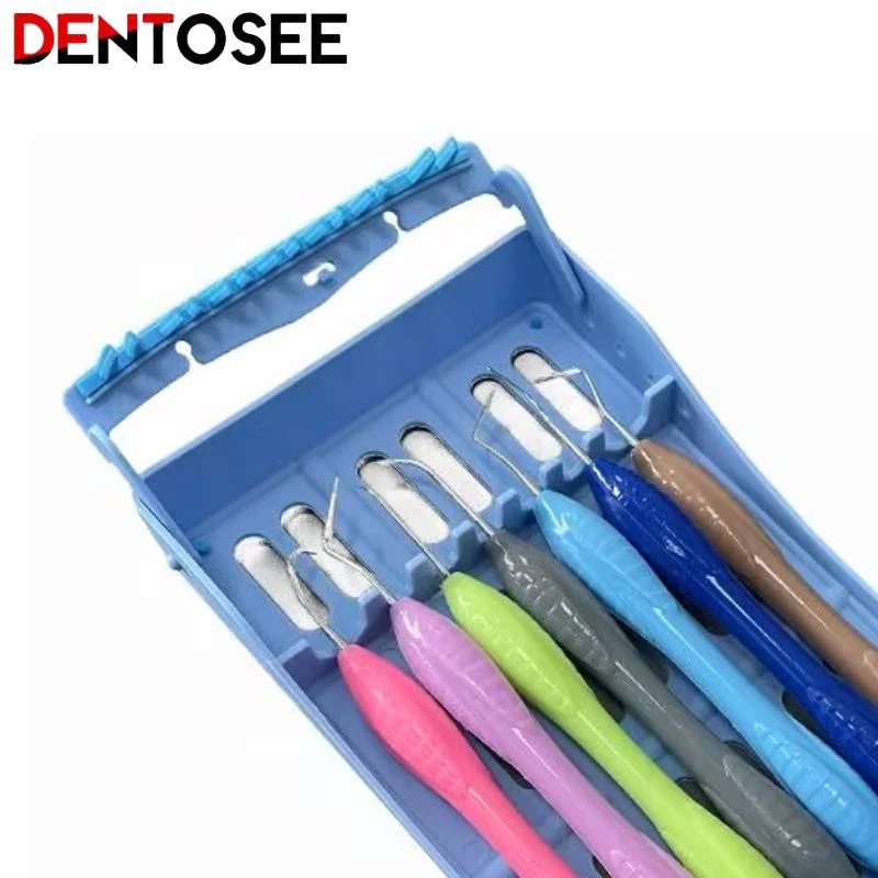 Dental Composite Resin Filling Spatulas Tools Disinfection Box ...