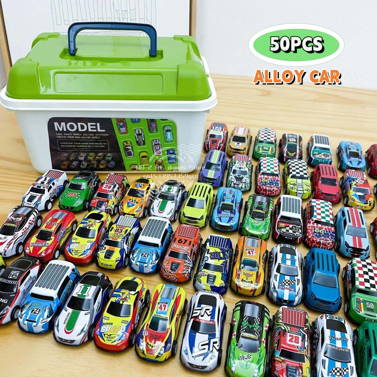 20-30-50-Pcs-Alloy-Car-with-Storage-Box-Set-Cool-Boy-Racing-Colorful ...