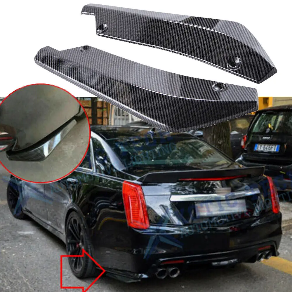 Laicy For Cadillac Escalade Ats Cts Car Rear Bumper Splitter Diffuser ...