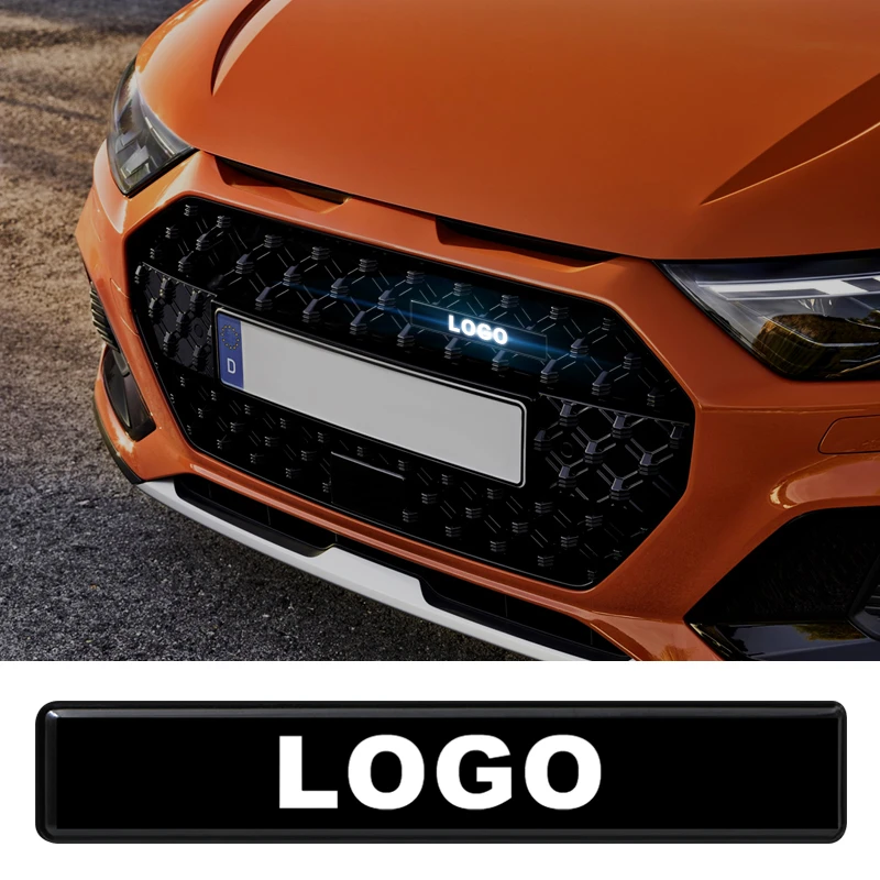 Luces decorativas LED con emblema de coche, lámpara de insignia de ...