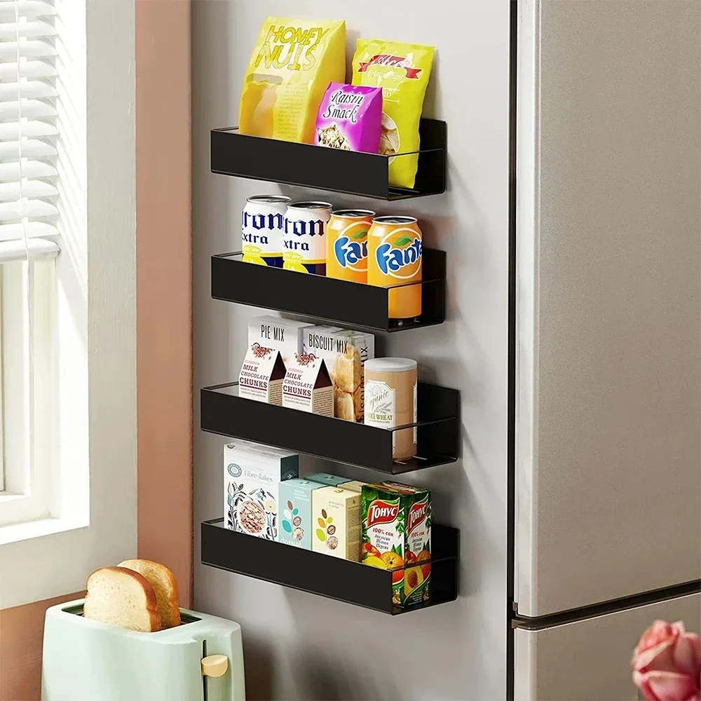 Magnetic Storage Rack Refrigerator Washing Machine Side Rack Kitchen ...