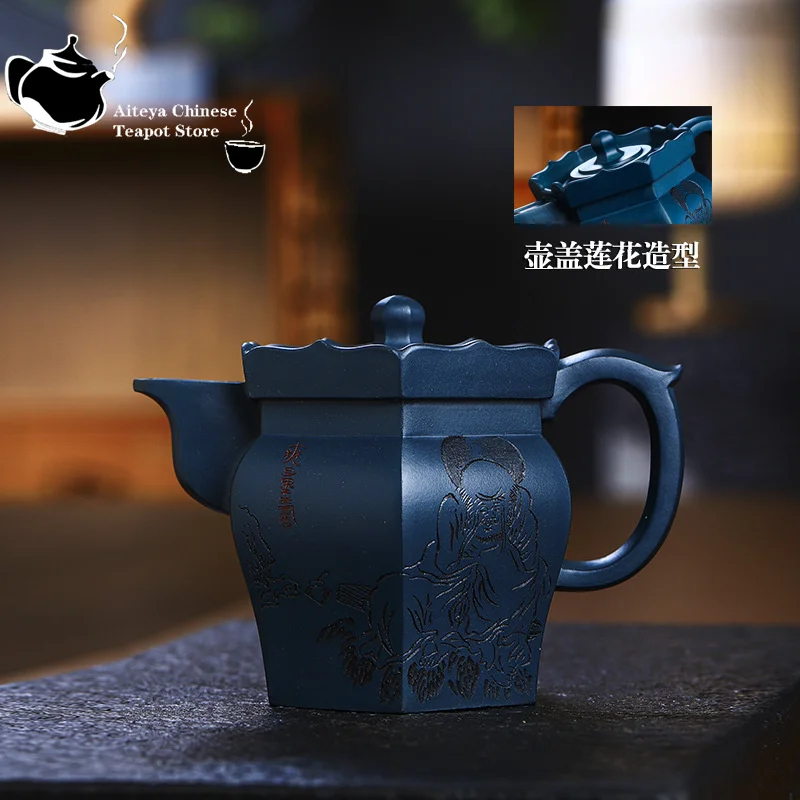 Yixing-Clay-Teapot-Hand-made-Tea-Pot-Chinese-Kung-Fu-Tea-Set-Chinese ...